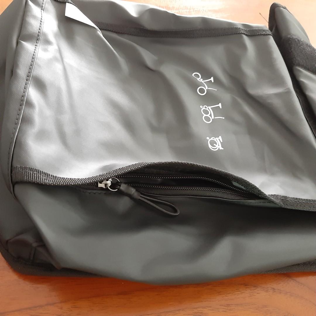 Front Block bag Rolltop Backpack for folding bicycle with front block ...