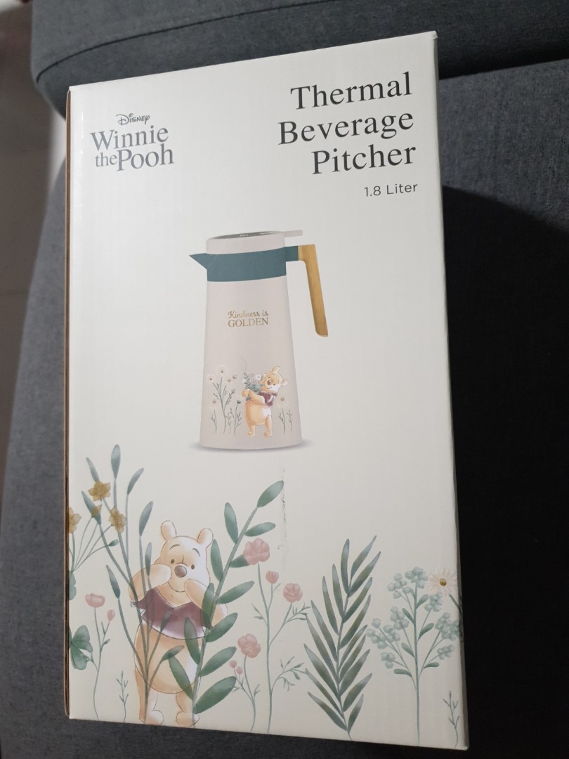Winnie the pooh beverage pitcher 1.8l ntuc, Furniture & Home Living ...