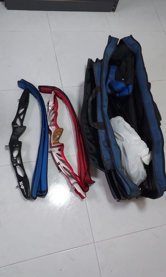 Winstar riser and Samick Masters riser with limb set, Sports Equipment ...