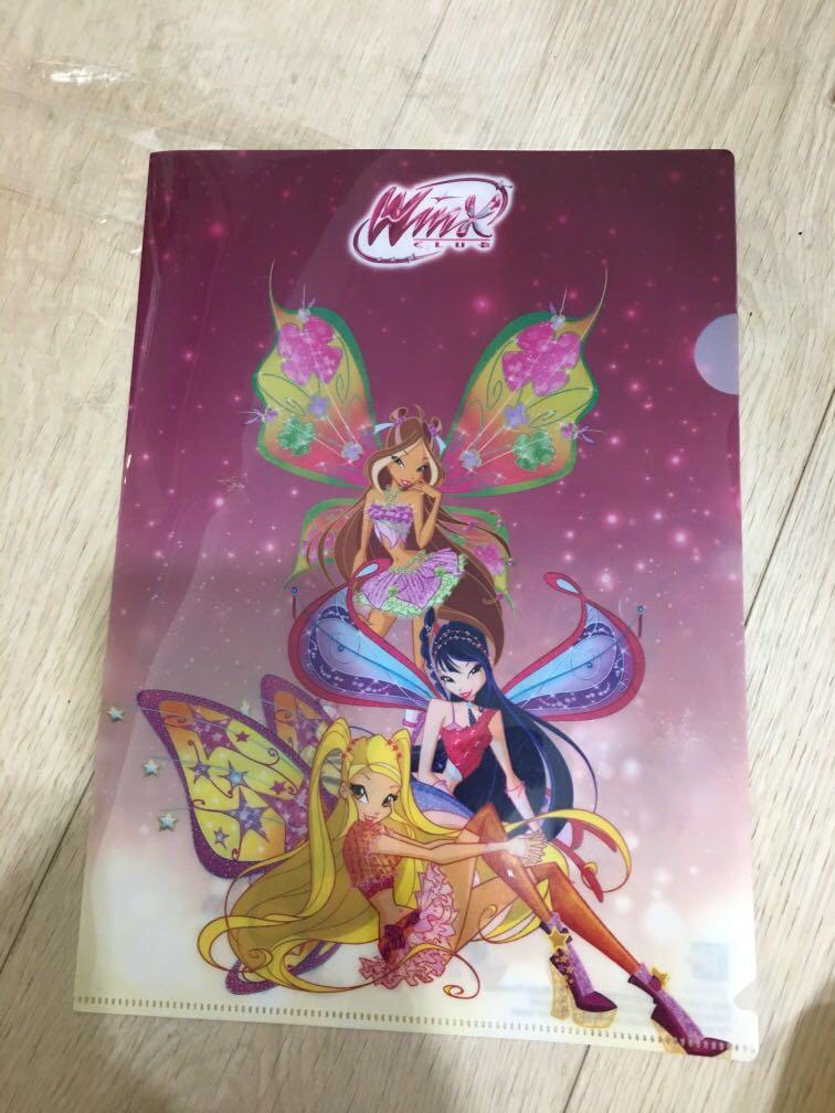 Winx club file and diamond stickers with [FREE GIFT], Hobbies & Toys ...