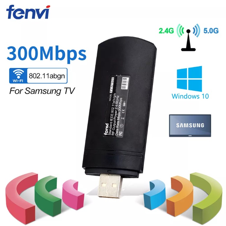 Wireless Express Adapter,300Mbps Fenvi FV-N700 Dual Band USB Wireless ...