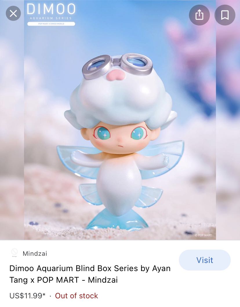 wtt dimoo aquarium flying wish (lf others in series), Hobbies & Toys ...