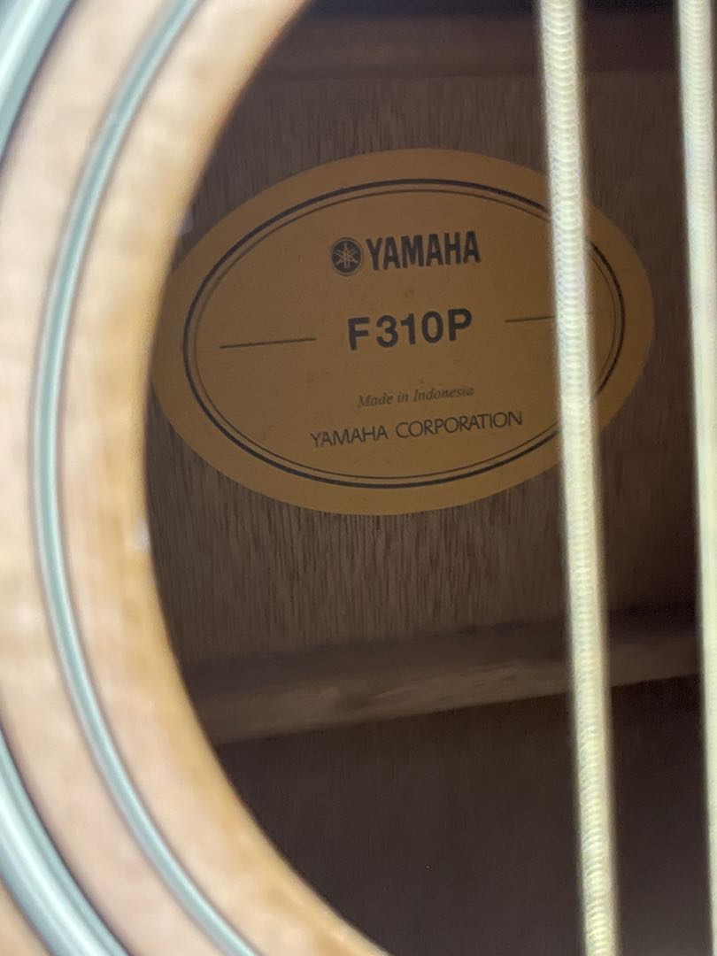 Yamaha F310P Acoustic Guitar, Hobbies & Toys, Music & Media, Musical ...