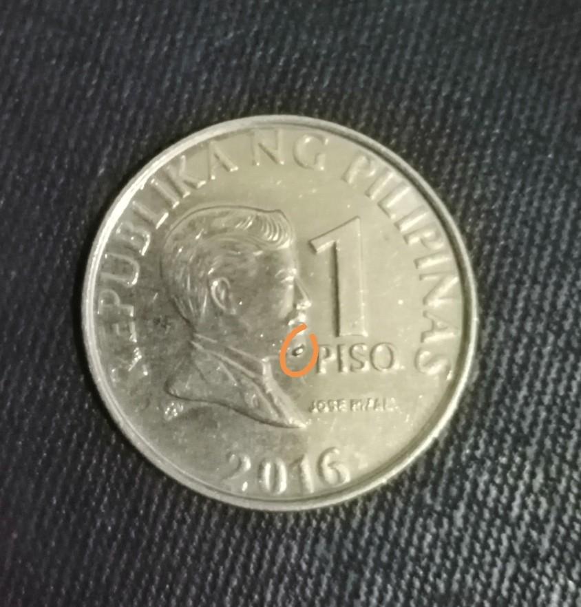 10 piso and 1 piso - error coin - excess metal on face, Hobbies & Toys ...
