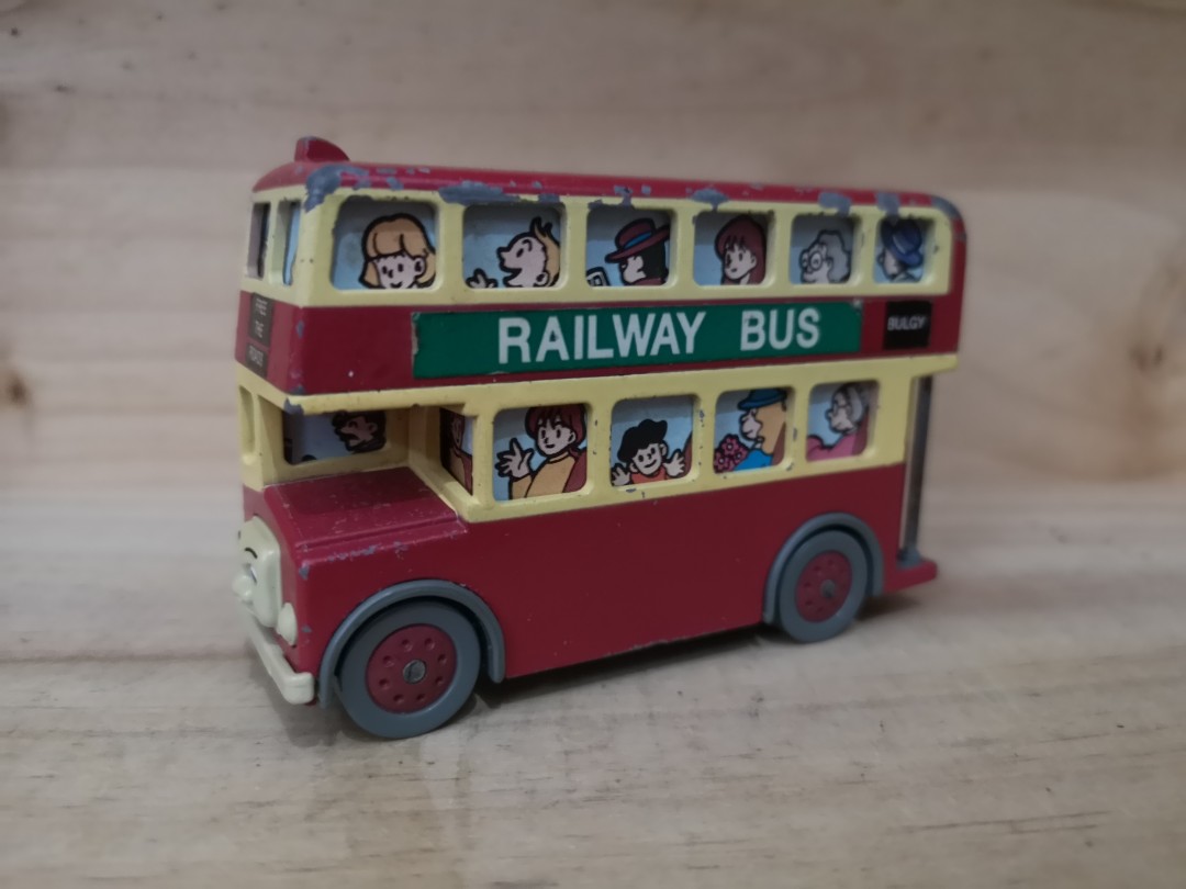 1995 Vintage Thomas Bulgy Double Decker Metal Diecast collection ...
