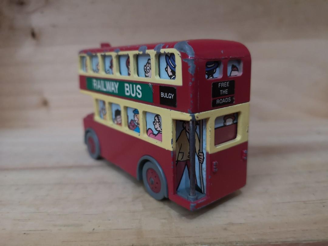 1995 Vintage Thomas Bulgy Double Decker Metal Diecast collection ...