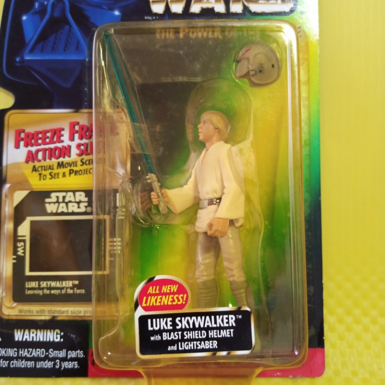 1997 Star Wars LUKE SKYWALKER with Blast Shield Helmet action figure ...