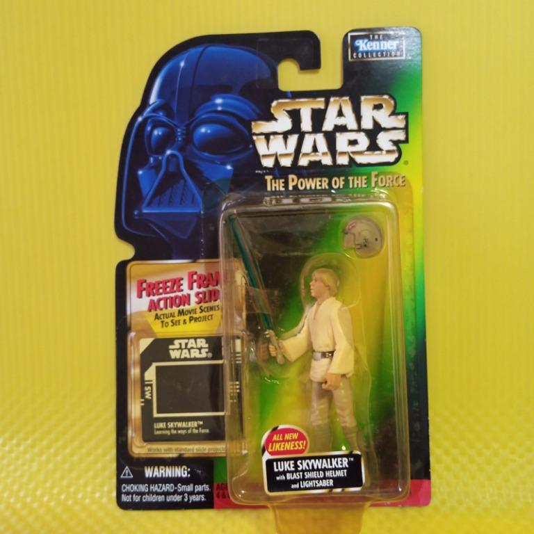 1997 Star Wars LUKE SKYWALKER with Blast Shield Helmet action figure ...