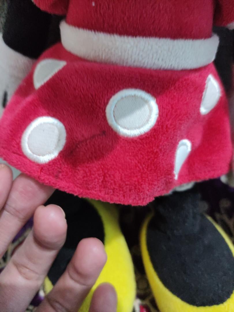 2 boneka Minnie mouse original disney, Toys & Collectibles, Mainan di ...