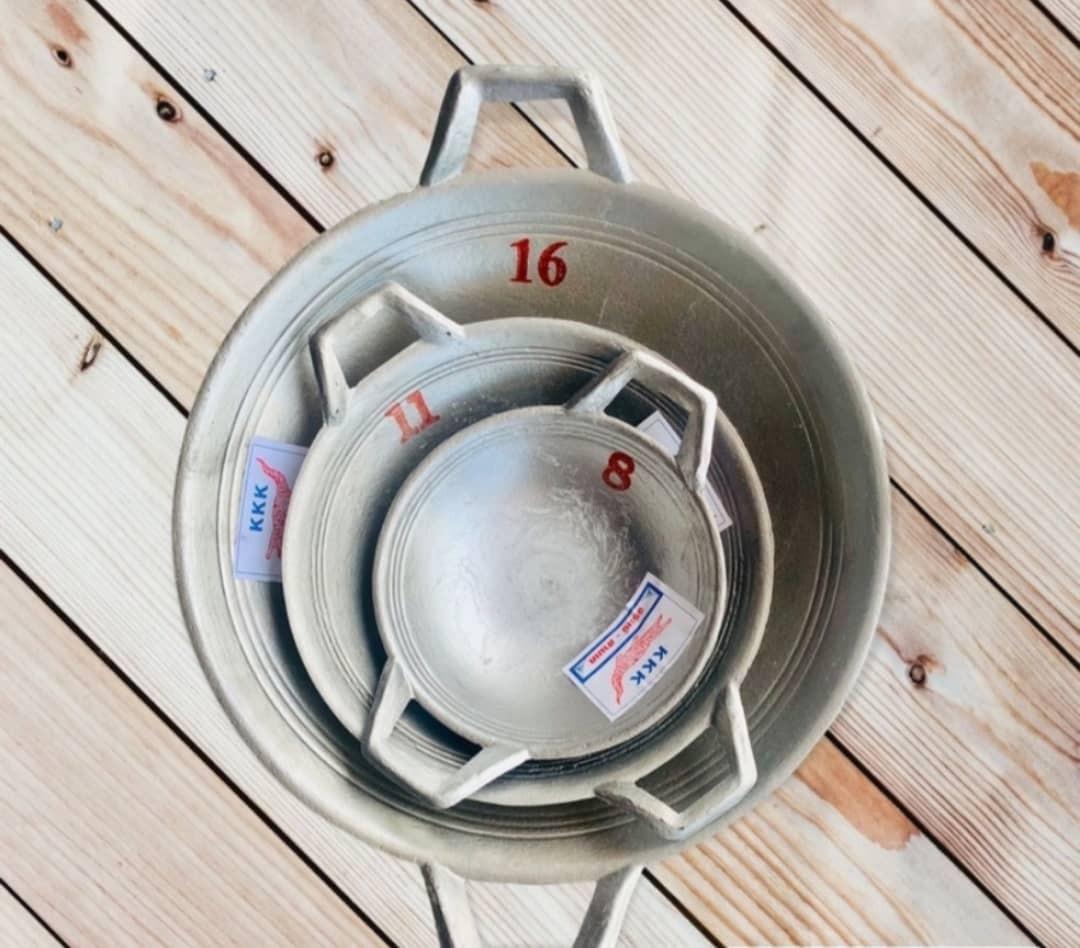 3 IN 1 SET KUALI BESI CAP BUAYA TEBAL PADU Diperbuat dari cas aluminium ...