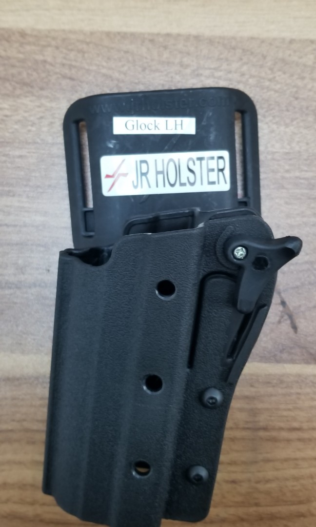 JR Holster 腰部有鎖下沉式 Holster (左右手都合適) 適合 Glock - IPSC IDPA Wargame, 運動產品 ...