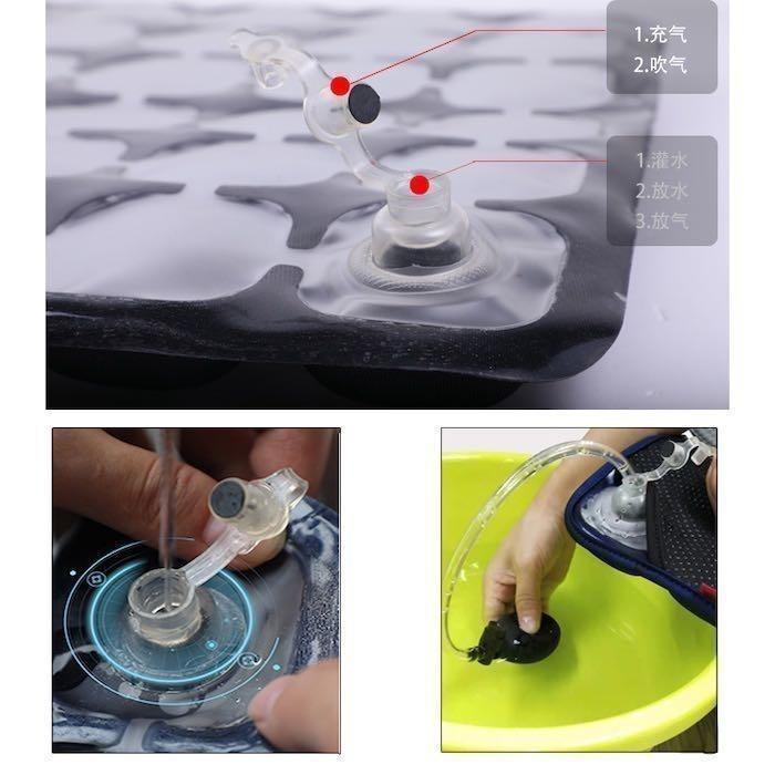 【全新行貨 門市現貨】台灣JFT 3D氣囊式水冷減壓坐墊 反重力坐墊 氣墊坐墊BC-285 (灰色 黑色), 傢俬＆家居, 家居裝飾, 咕𠱸 - Carousell