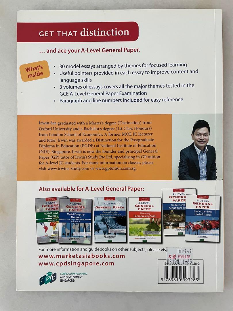 A level General Paper Model Essays by Irwin See, Hobbies & Toys, Books ...
