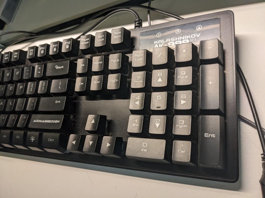 AK999 SFX Armageddon Wired Gaming Keyboard, Computers & Tech, Parts ...