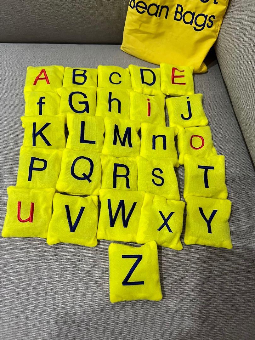 Alphabet Bean Bag, Hobbies & Toys, Toys & Games on Carousell