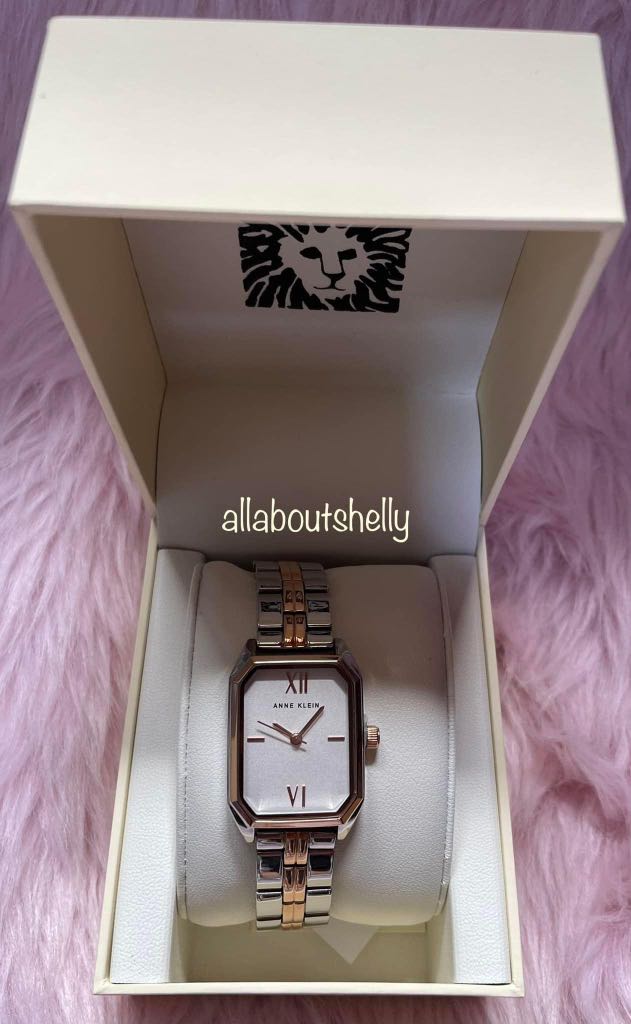 Anne Klein square dress watch, Women's Fashion, Watches & Accessories ...