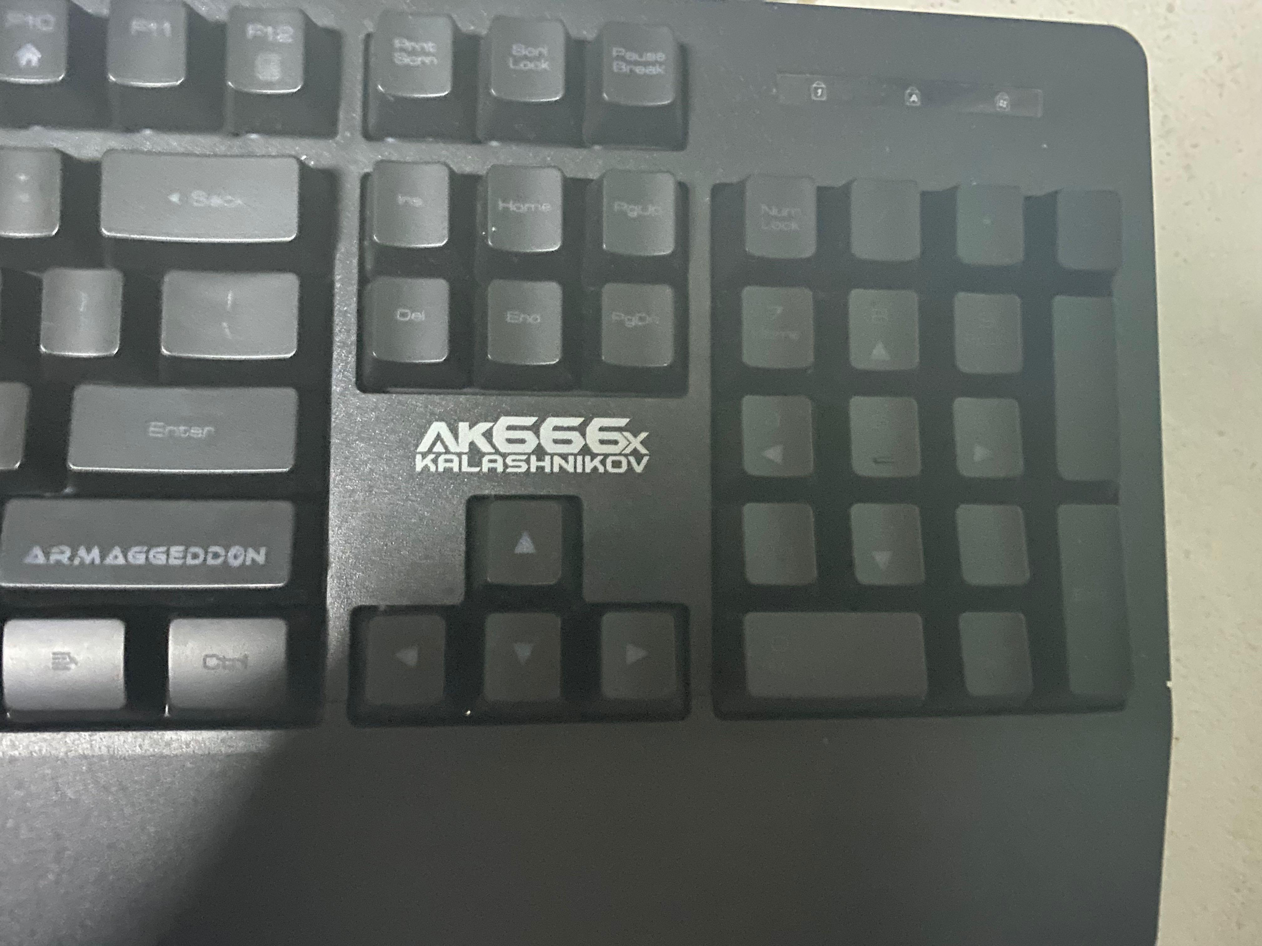 ARMAGGEDDON AK666X KALASHNIKOV KEYBOARD, Computers & Tech, Parts ...