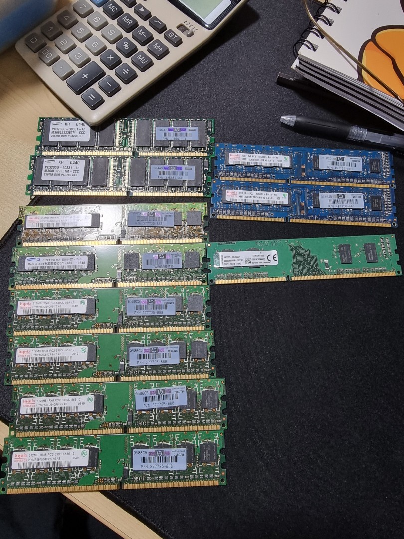 Assorted Desktop Ram / Memory, Computers & Tech, Parts & Accessories ...