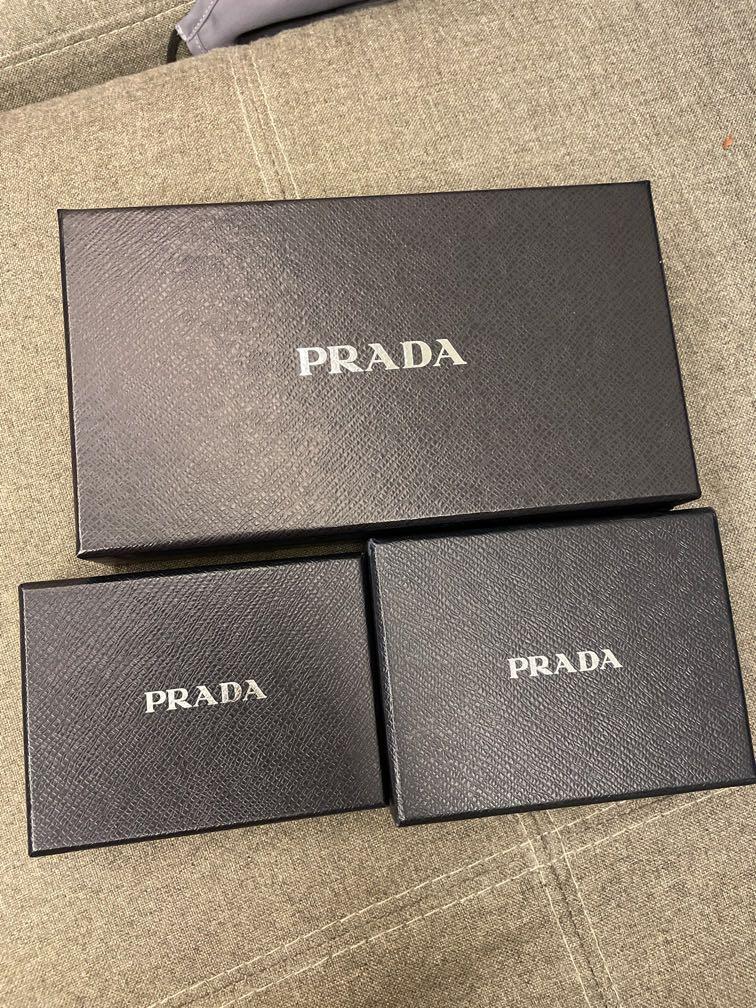 Authentic Prada Boxes, Luxury, Accessories on Carousell