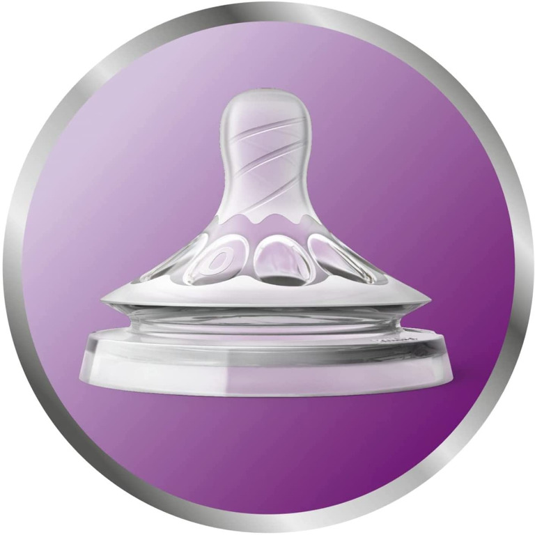 Avent Natural 2 Variable Flow Teats 3 Months and +, Babies & Kids ...