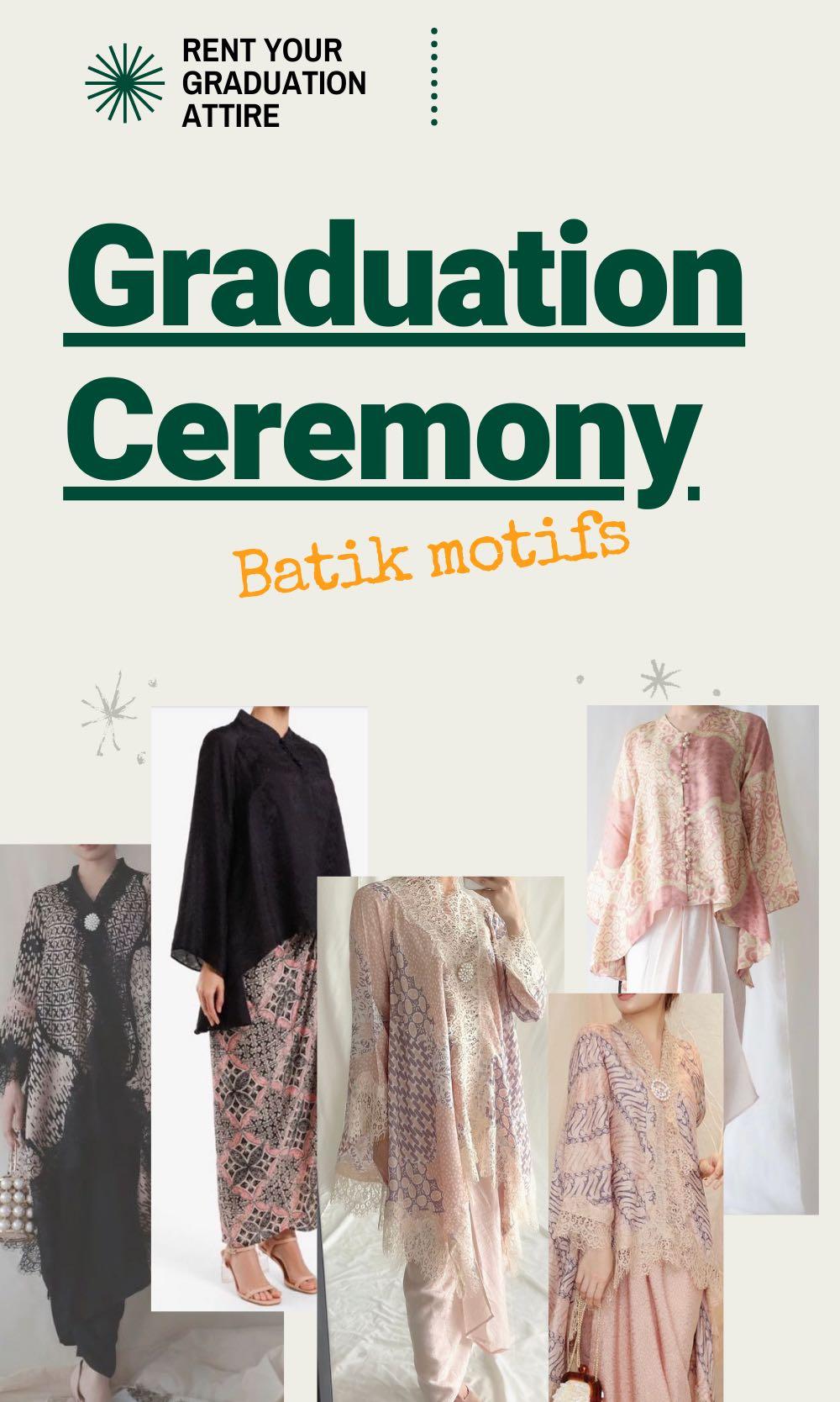 Baju sewa graduation/convo, Women's Fashion, Muslimah Fashion, Baju ...