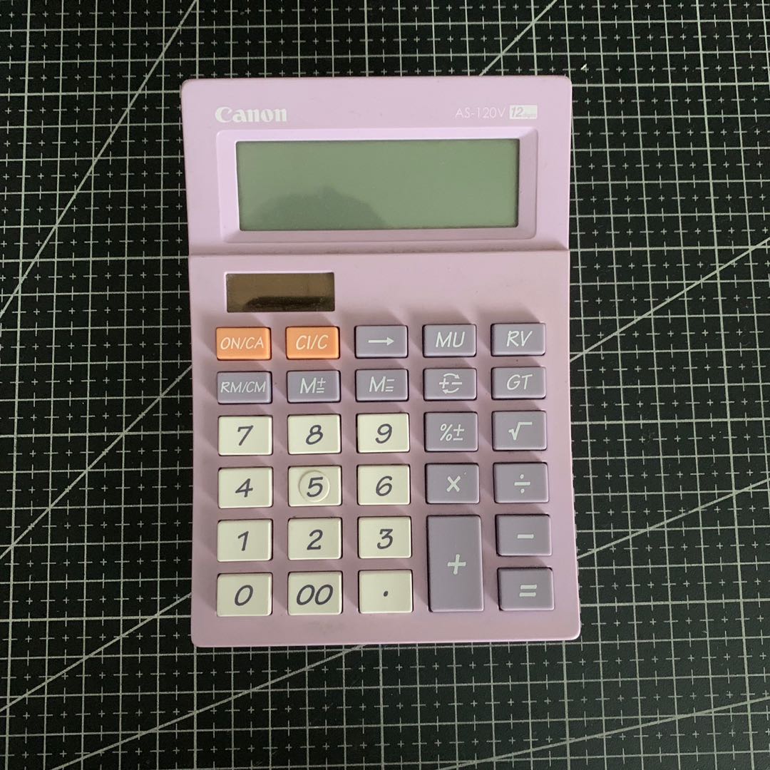 Basic Calculator Canon AS 120V Mobile Phones Gadgets Mobile basic-calculator-canon-as-120v-mobile-phones-gadgets-mobile
