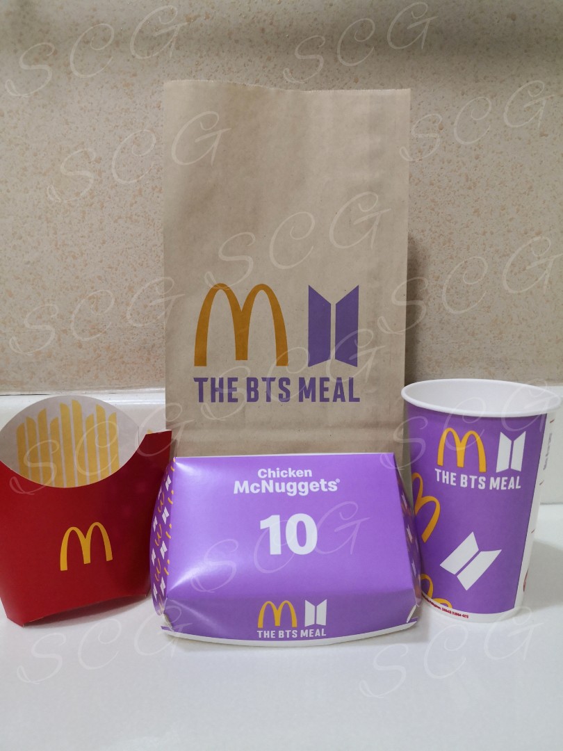 BTS Meal Packaging, Hobbies & Toys, Memorabilia & Collectibles, K-Wave ...