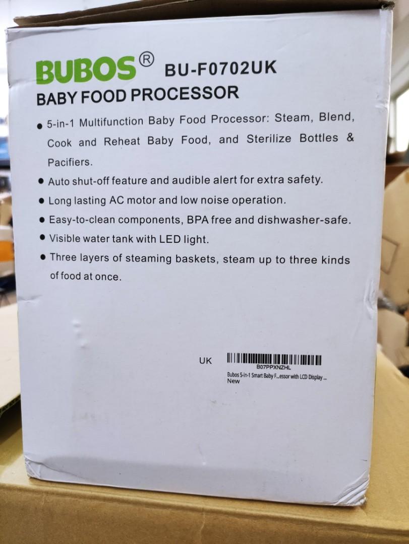 Bubos baby food processor, TV & Home Appliances, Kitchen Appliances ...