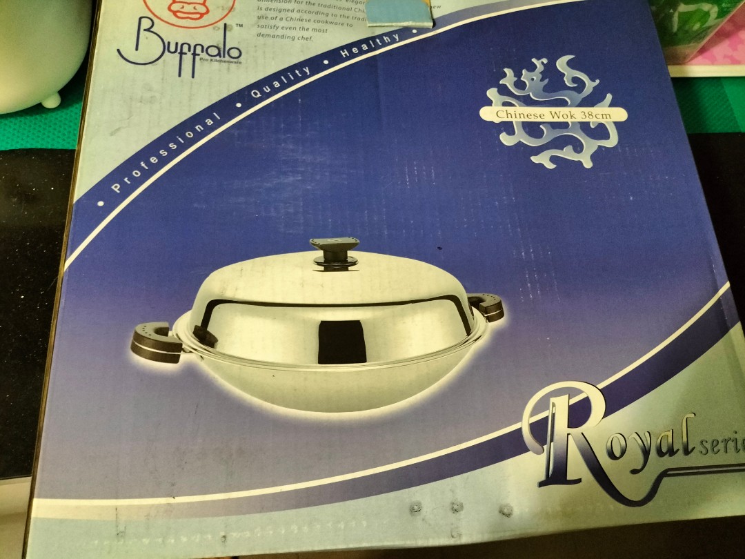 Buffalo cooking wok, Furniture & Home Living, Kitchenware & Tableware ...
