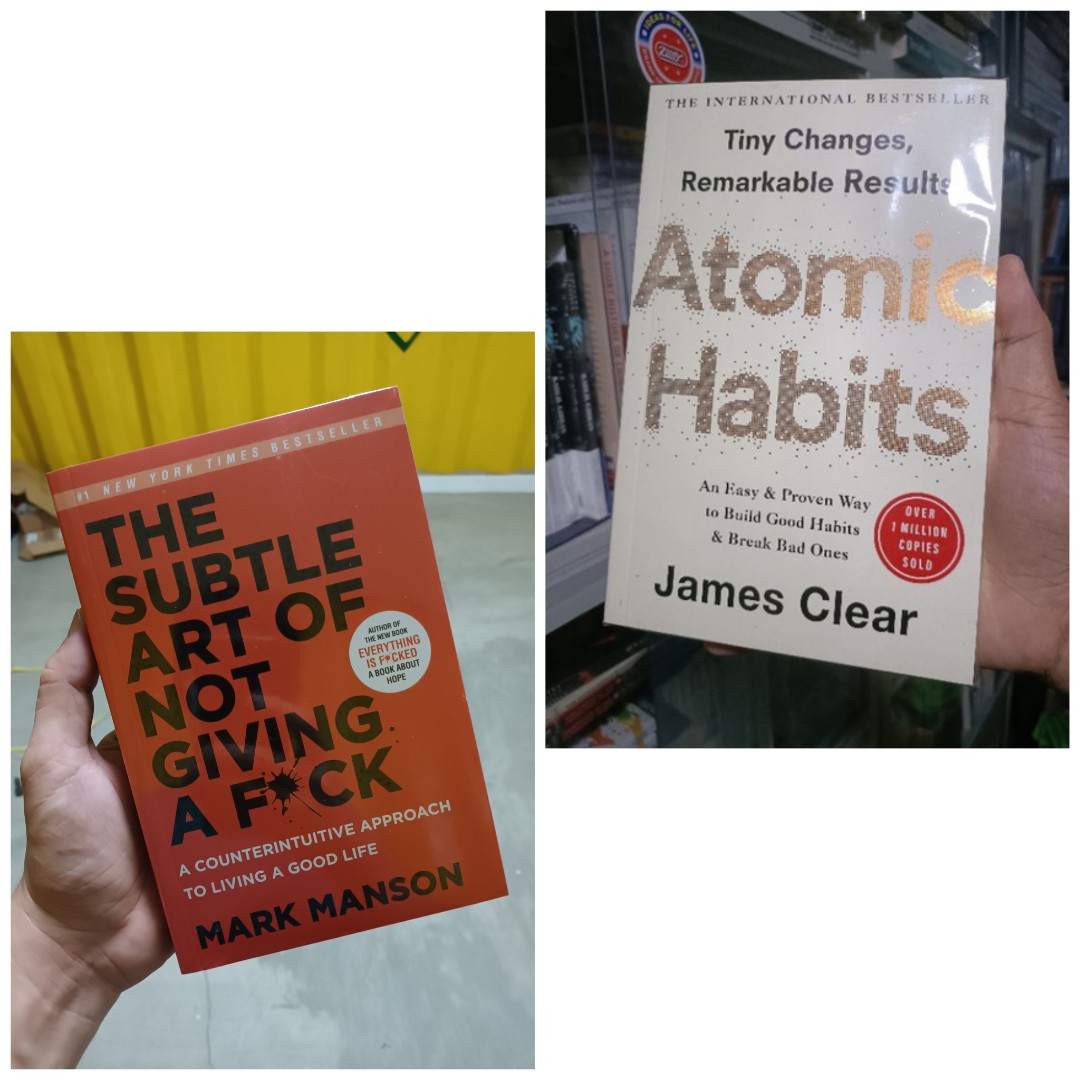 Bundle Books Atomic Habits The Subtle Art Of Not Giving A Fuck
