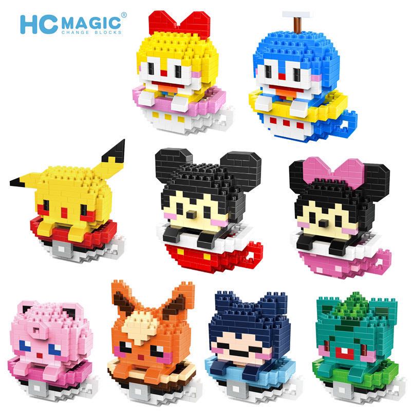[NaniNano SG] Characters in Cup Nano Block Sailor Moon Hello Kitty ...