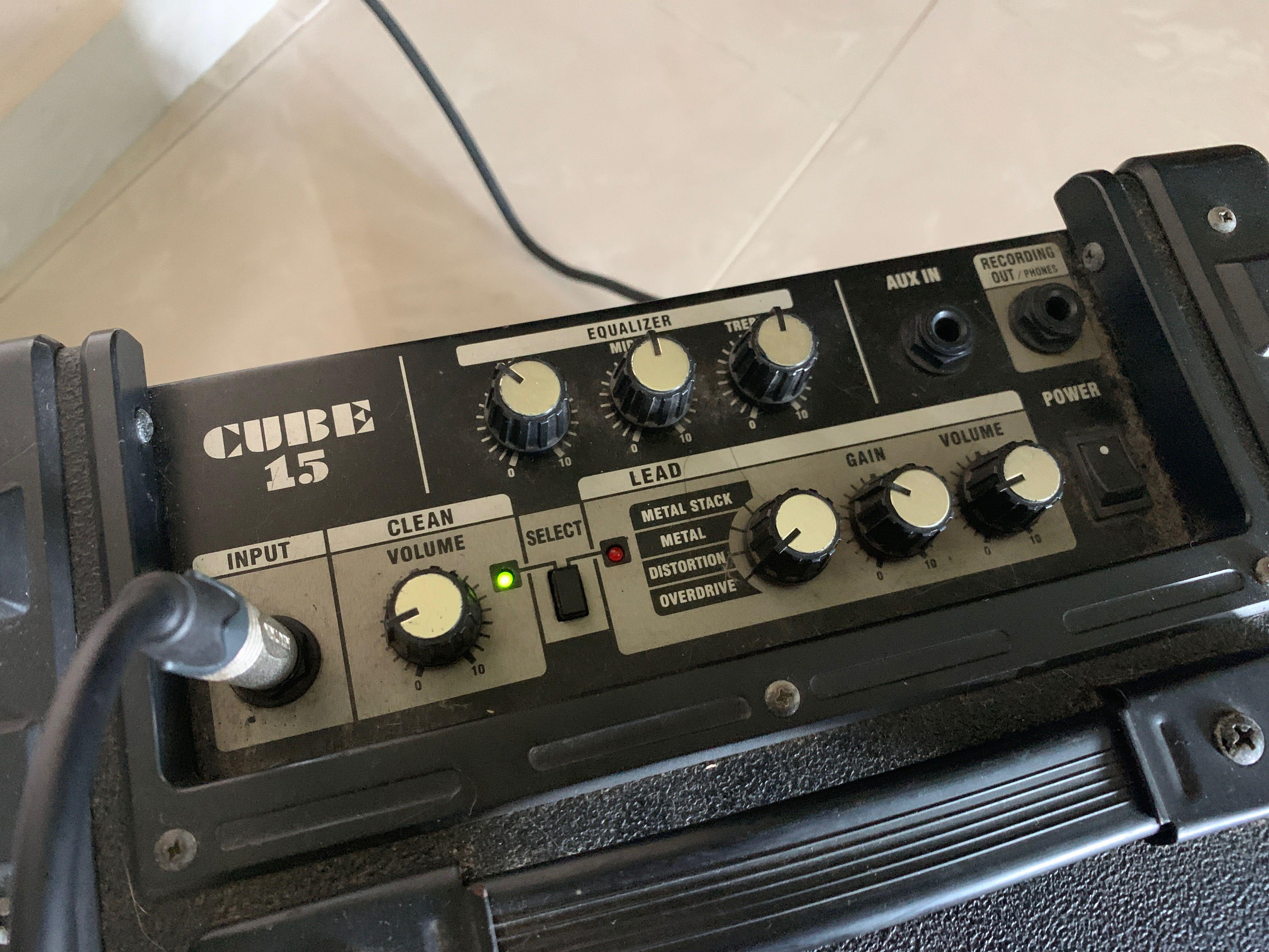 Roland Cube 15 - 15W Guitar Combo Amplifier, Hobbies & Toys, Music ...