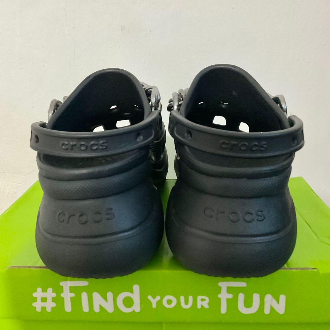 Crocs Bae Clogs Chunky Chain, Women's Fashion, Footwear, Slippers and ...