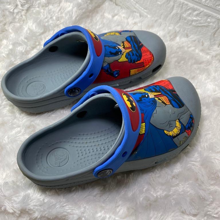 Crocs Original Batman w/ free Jibbitz (C12), Babies & Kids, Babies ...