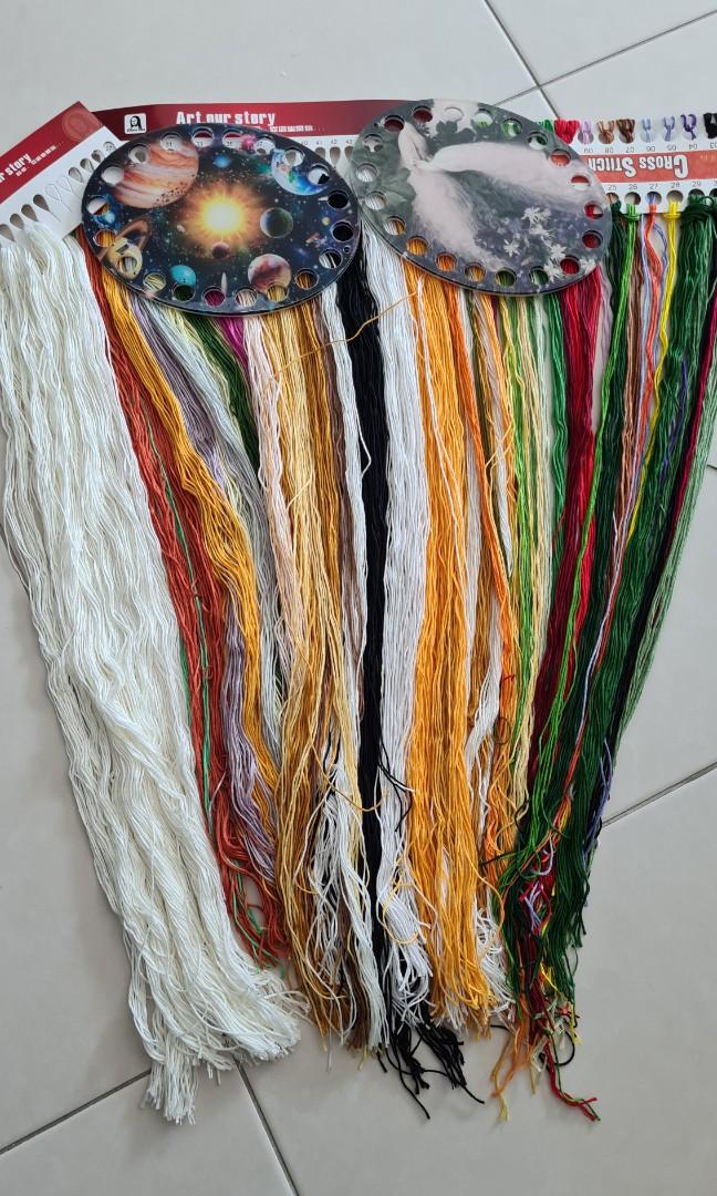 Cross stitch thread Set 4, Hobbies & Toys, Stationery & Craft, Craft ...