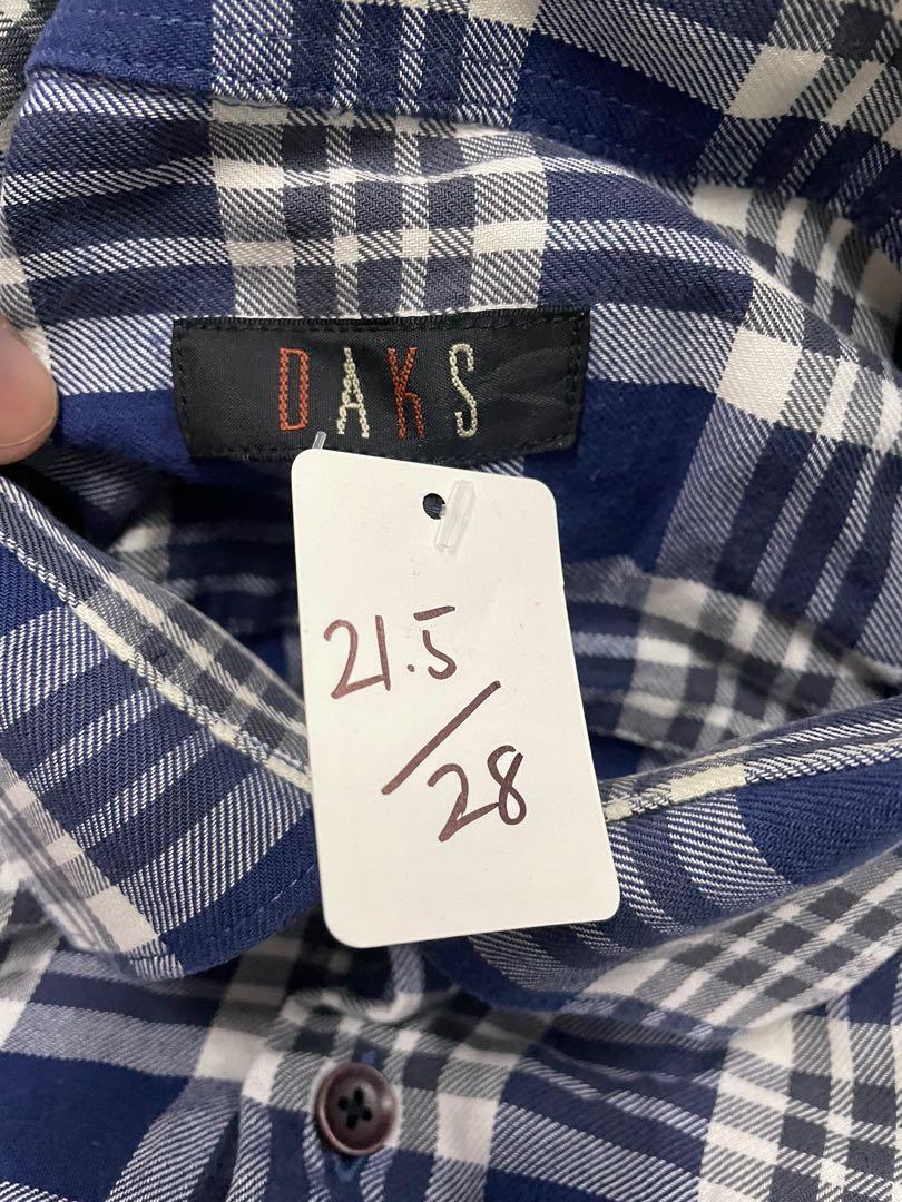 DAKS flanel, Men's Fashion, Tops & Sets, Tshirts & Polo Shirts on Carousell