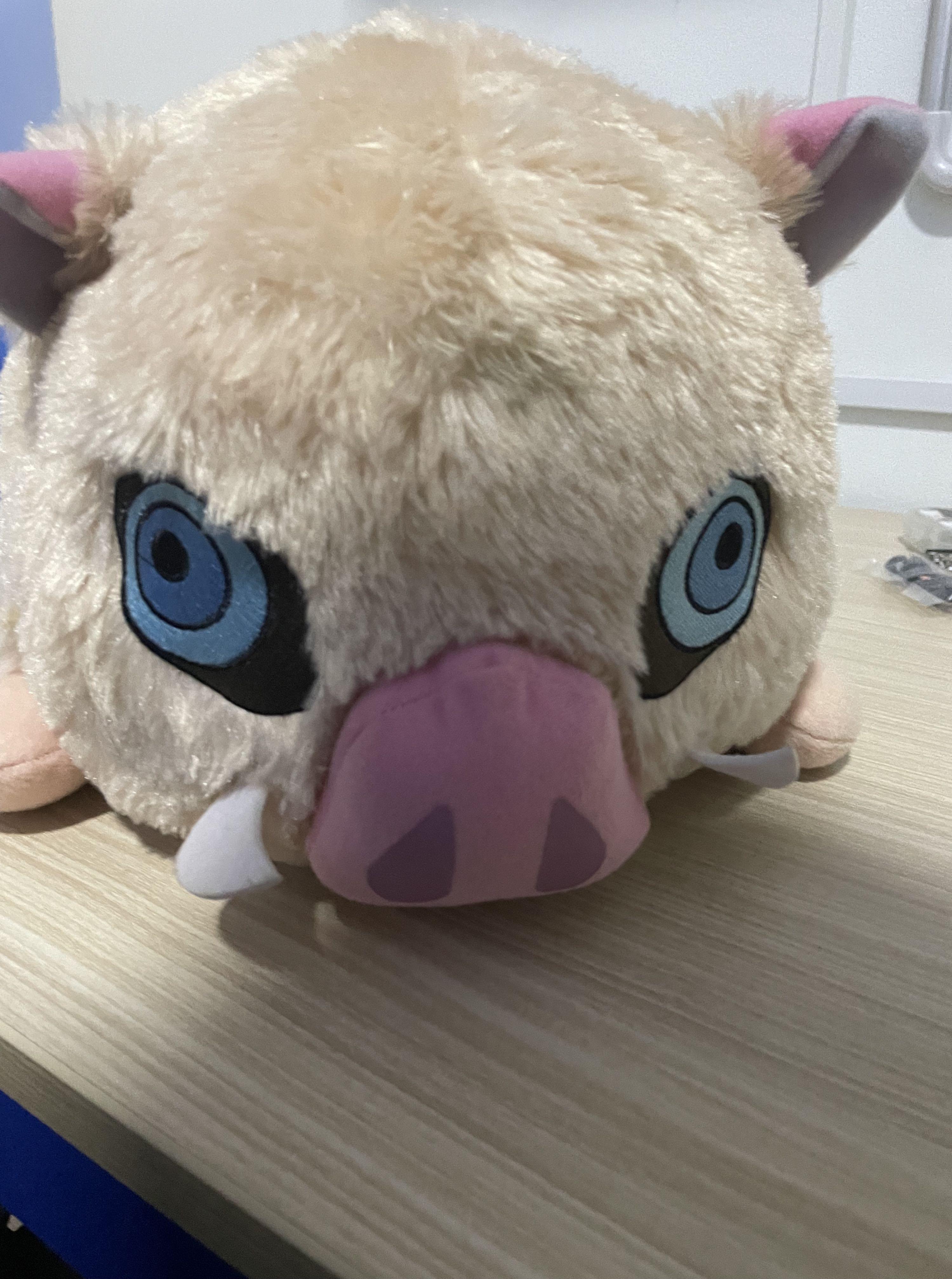 Demon slayer inosuke plush nesoberi kimetsu no yaiba, Hobbies & Toys ...