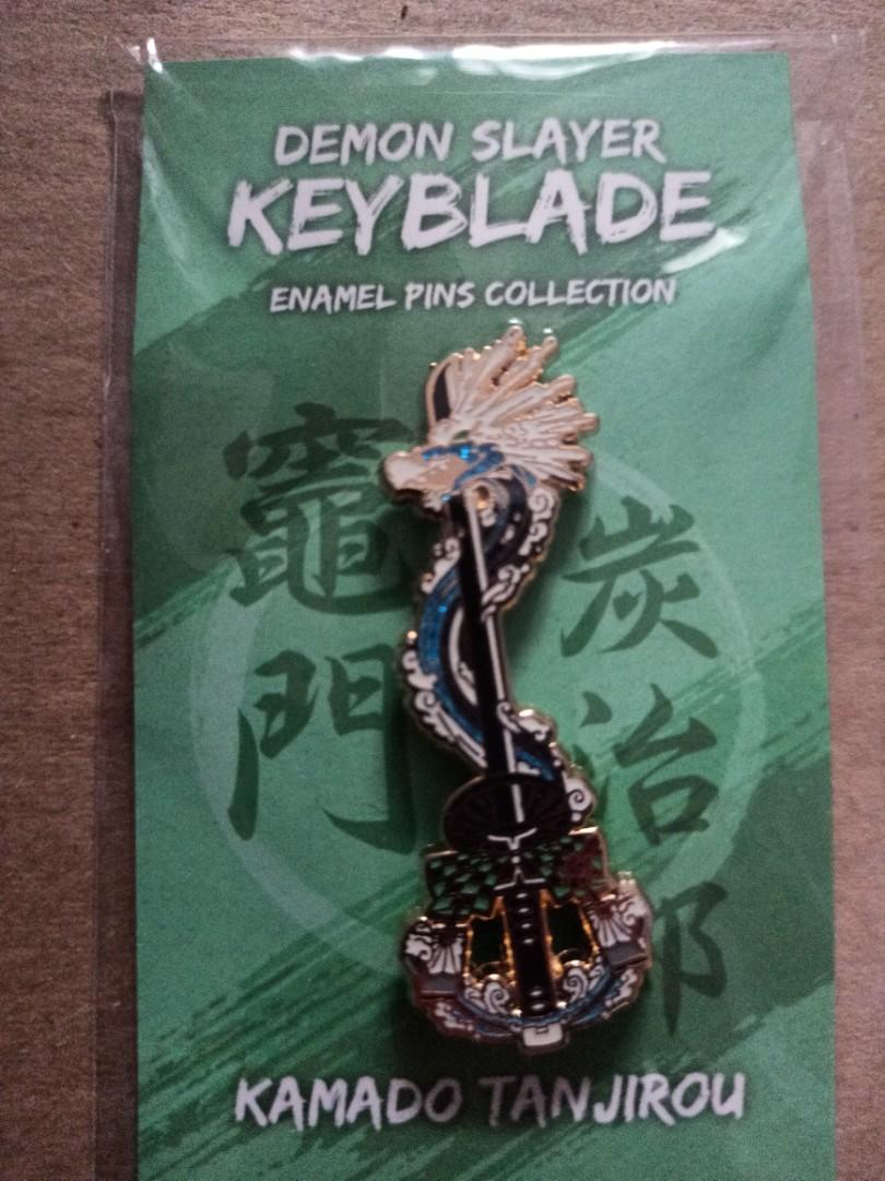 Demon Slayer Kimetsu no Yaiba Fanmade Keyblade Enamel Pin Tanjiro ...