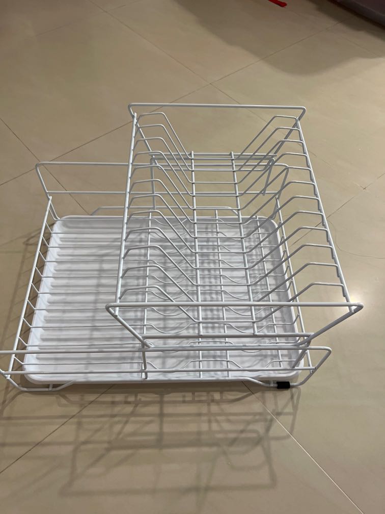 Dish Rack white, Furniture & Home Living, Kitchenware & Tableware ...