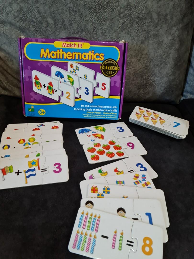 Educational Mathematics puzzle game on counting, addition and ...