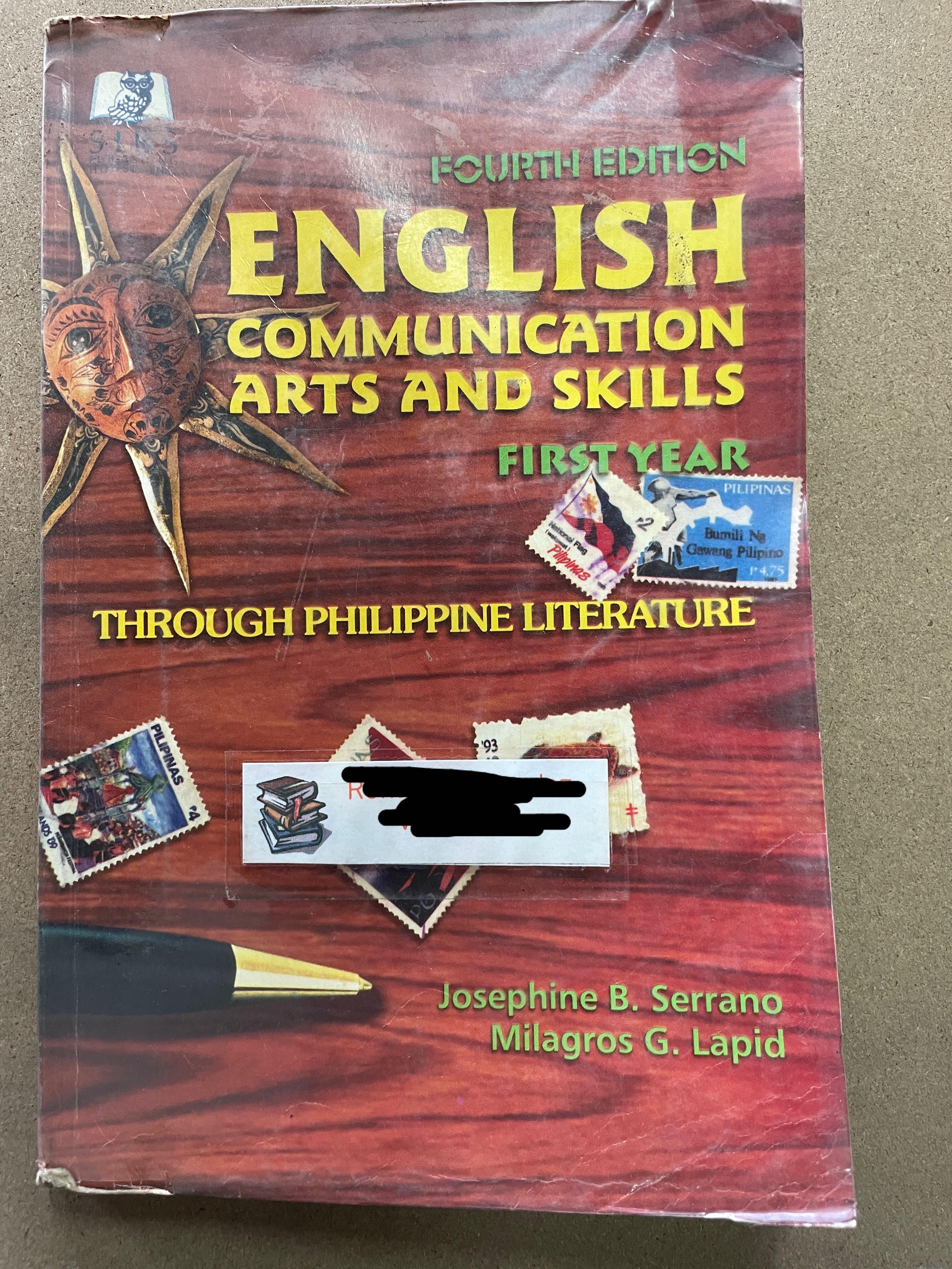 English Communication Arts and Skills through Philippine Literature ...