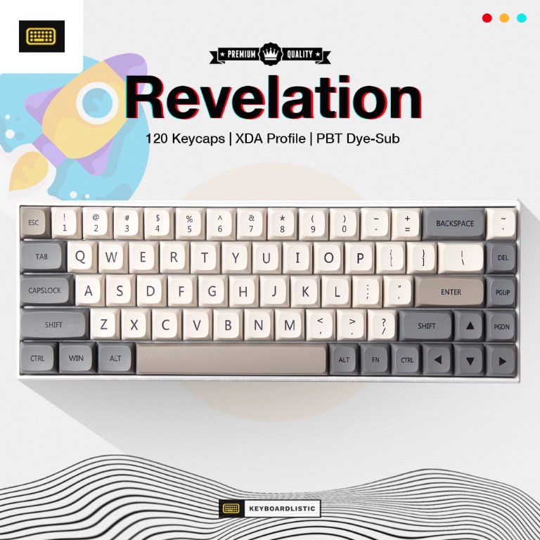 [English/Japanese] Revelation Keycaps | OEM Profile | PBT Dye-Sub ...