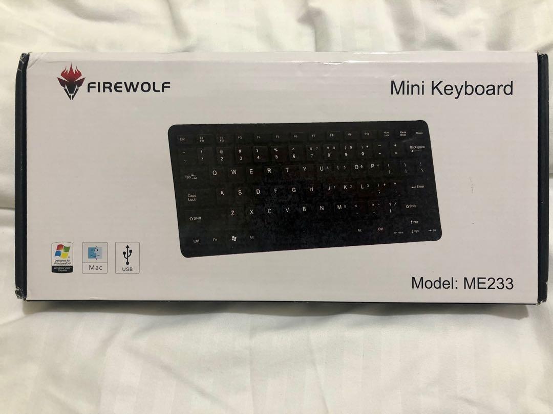 Firewolf Mini USB Keyboard, Computers & Tech, Parts & Accessories ...