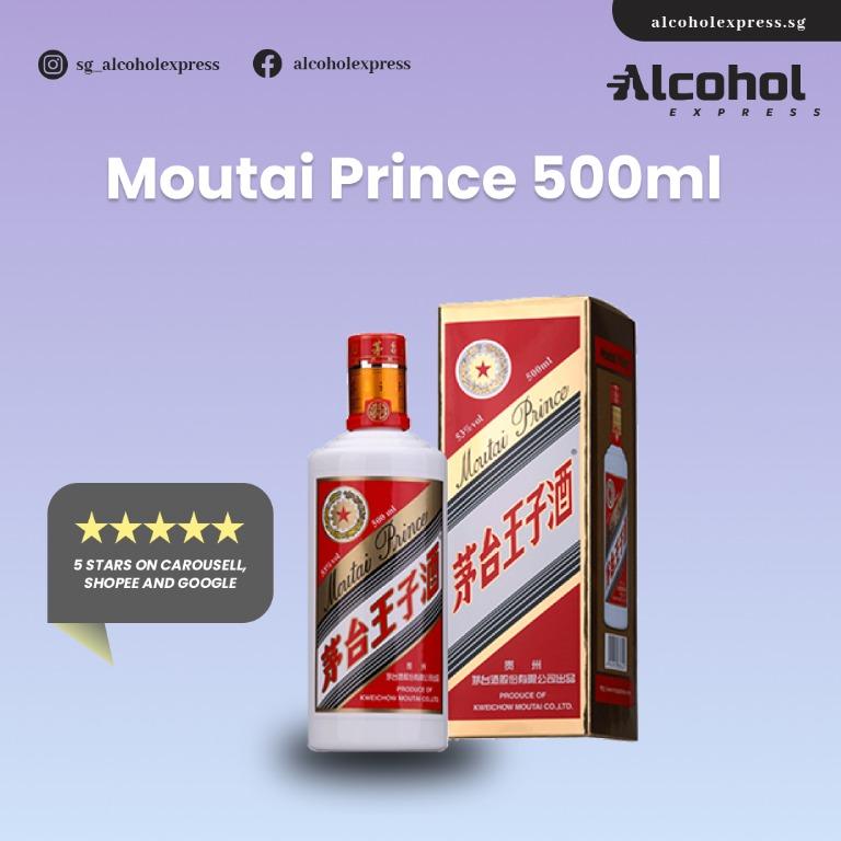 Moutai Prince 500ml, Food & Drinks, Alcoholic Beverages on Carousell