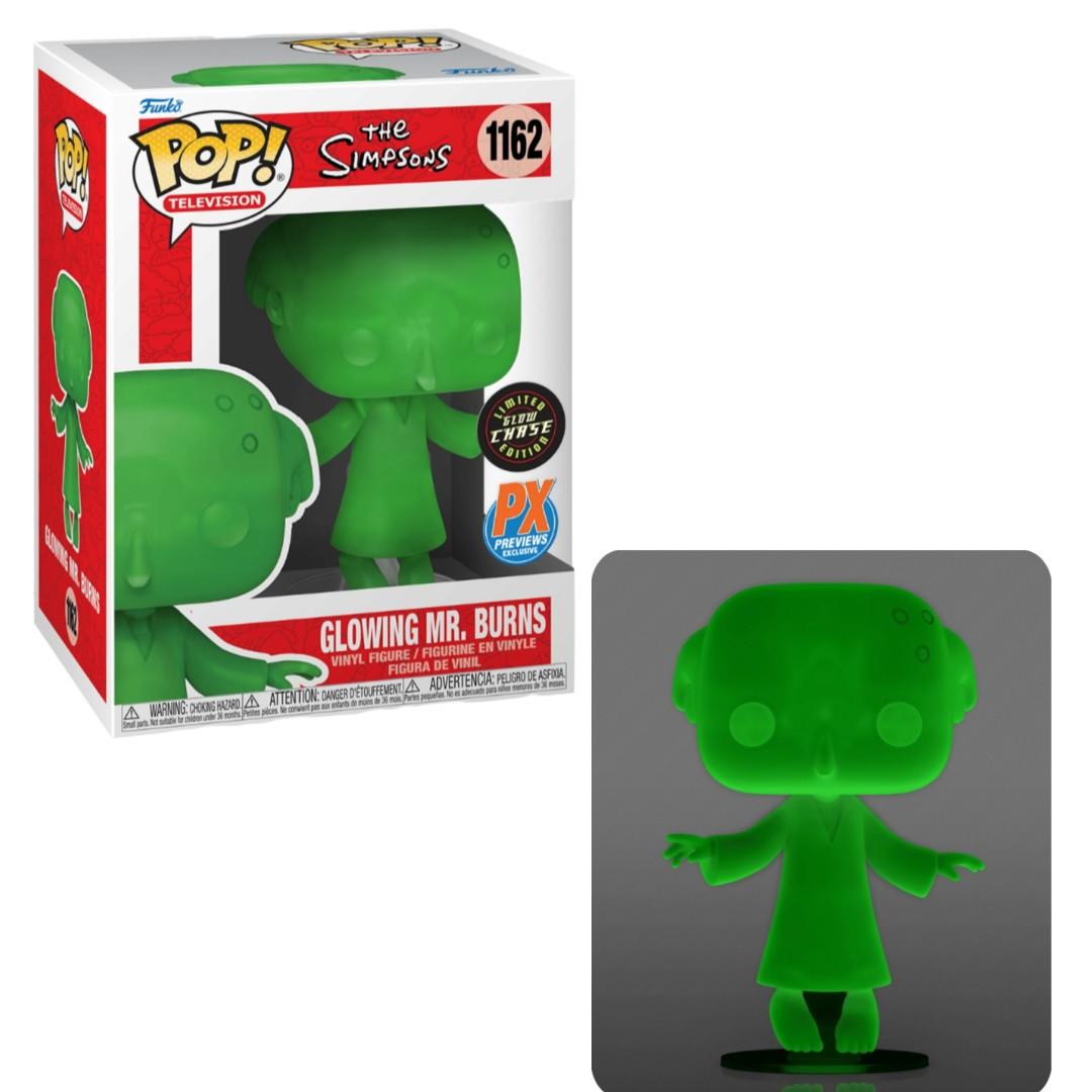 Funko Pop! The Simpsons: Glowing Mr Burns #1162 (Glow Chase) (PX ...