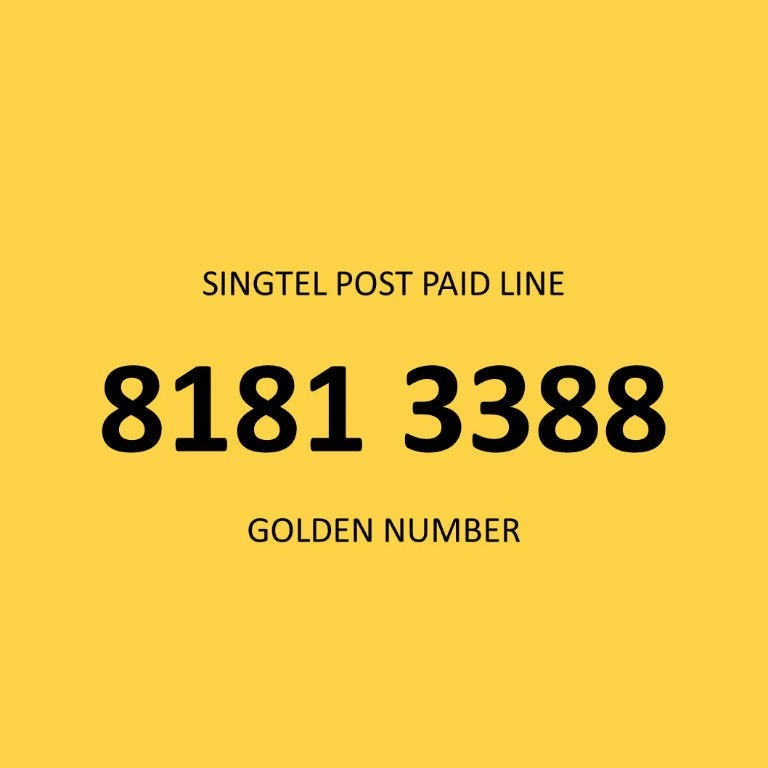 Golden Number for Sale, Mobile Phones & Gadgets, Mobile & Gadget ...