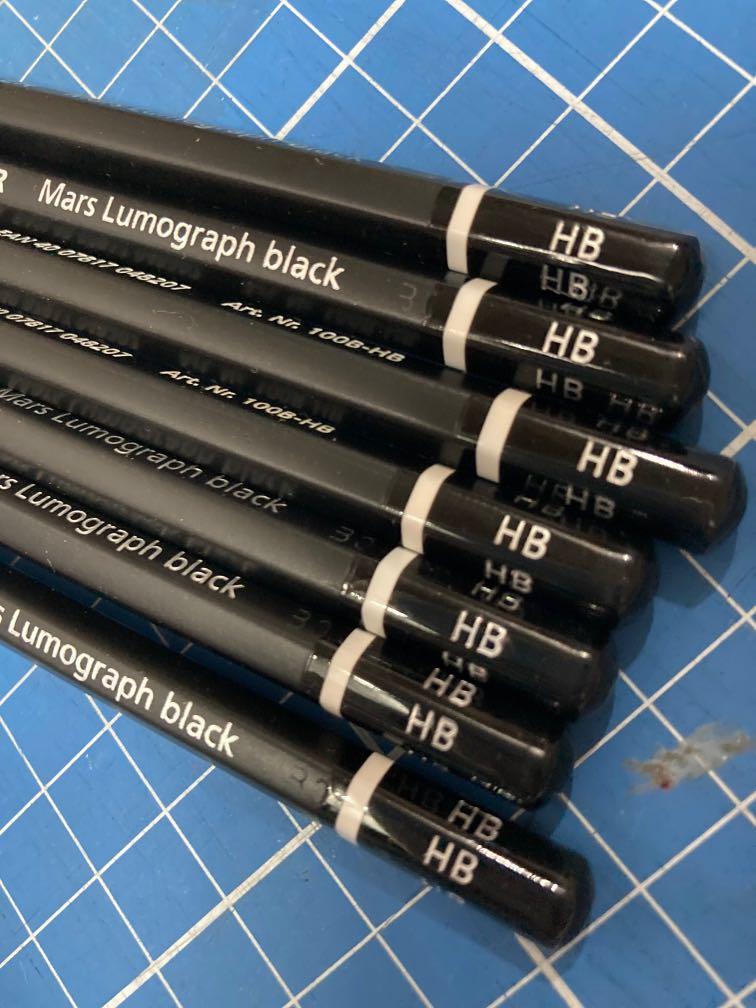 HB staedtler mars lumograph black pencils architecture materials ...