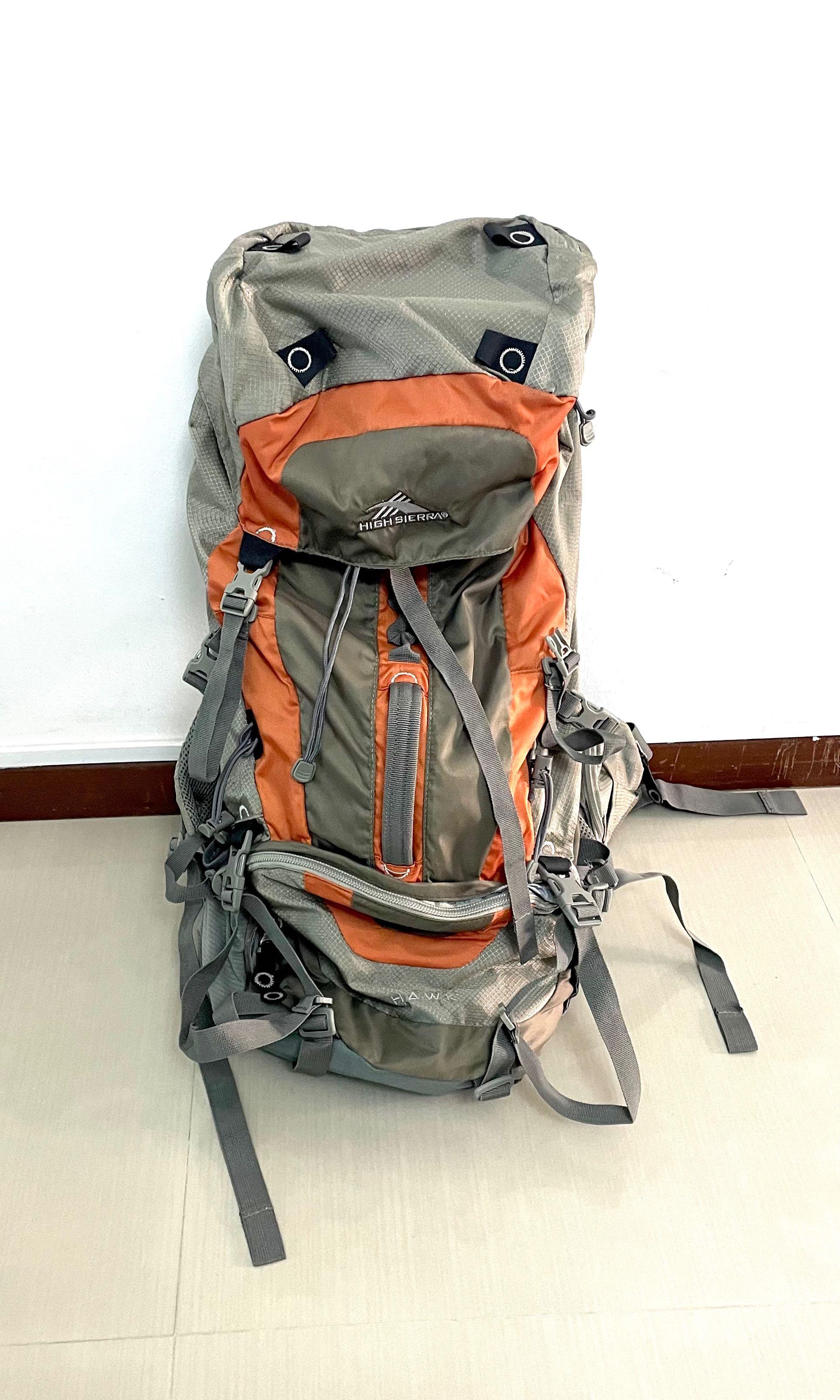 High Sierra 45L Hawk backpack with flightbag, Sports Equipment, Hiking ...