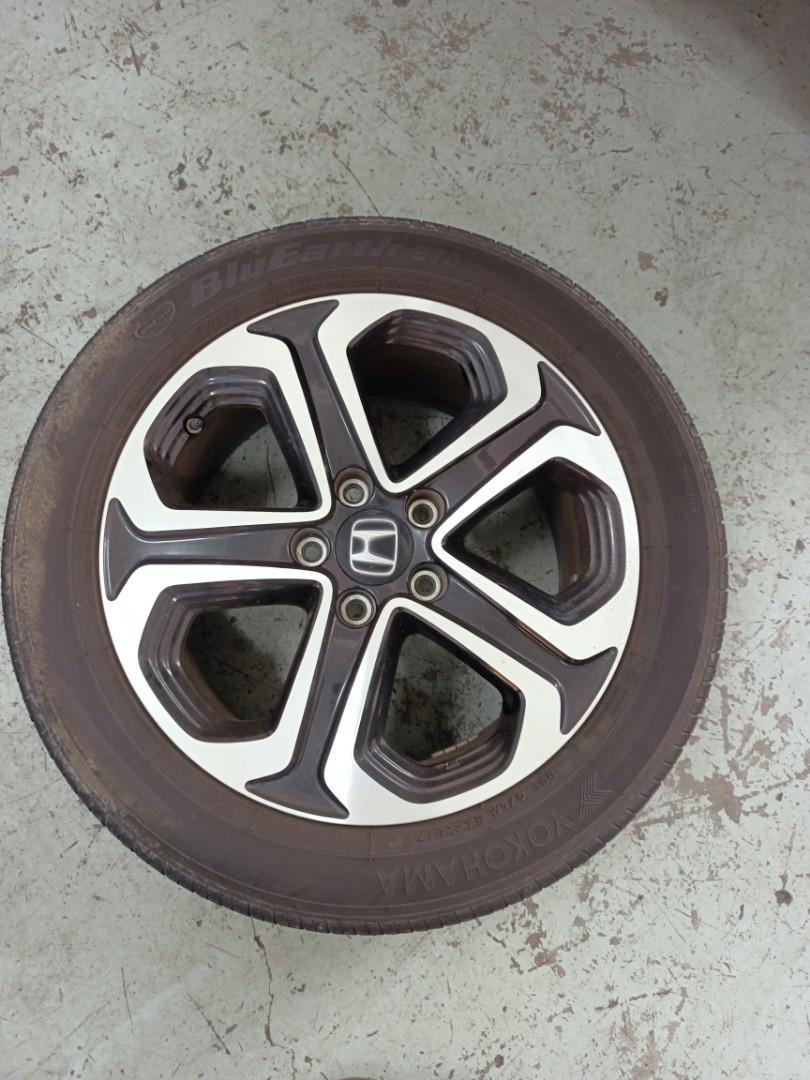 honda hrv original 17' rim 1set, Car Accessories, Tyres & Rims on Carousell