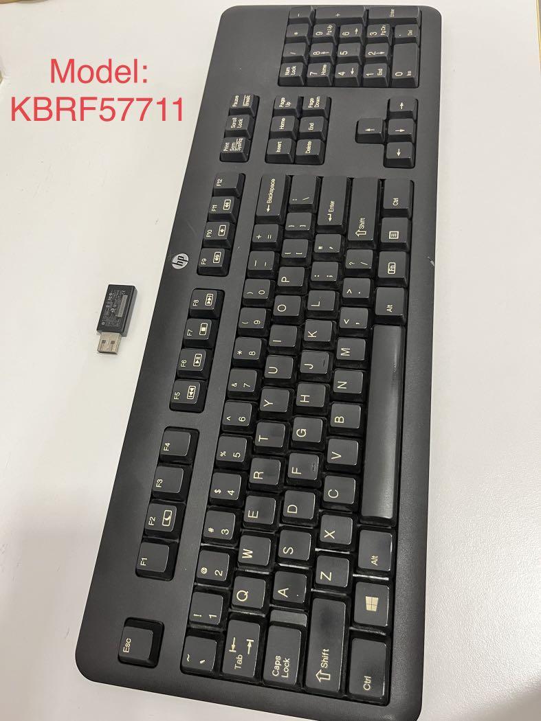 HP Wireless Keyboard (Model: LBRF57711), Computers & Tech, Parts ...